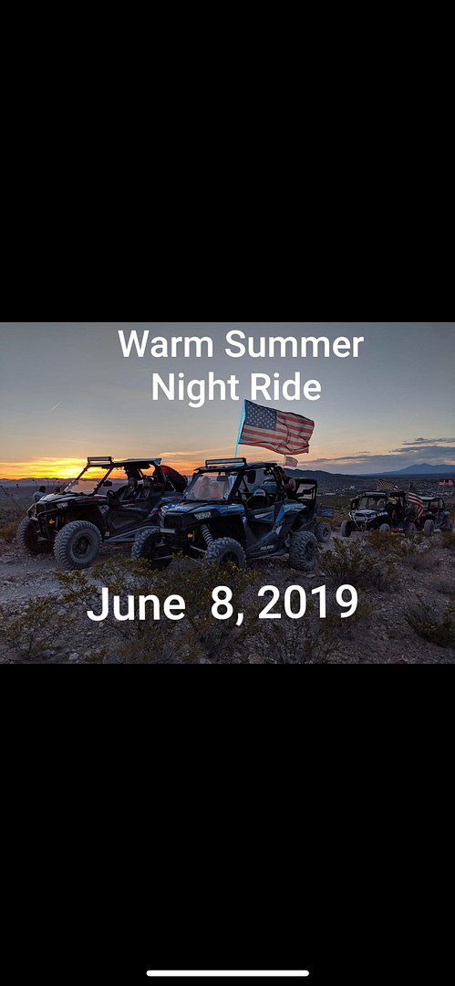 Elephant Butte New Mexico night Ride | Polaris RZR Forum - RZR Forums.net