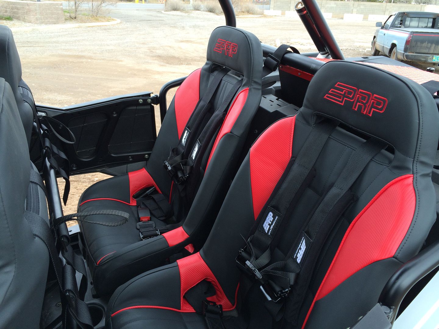 Rear leg room with after market seats on XP4 | Polaris RZR Forum - RZR ...