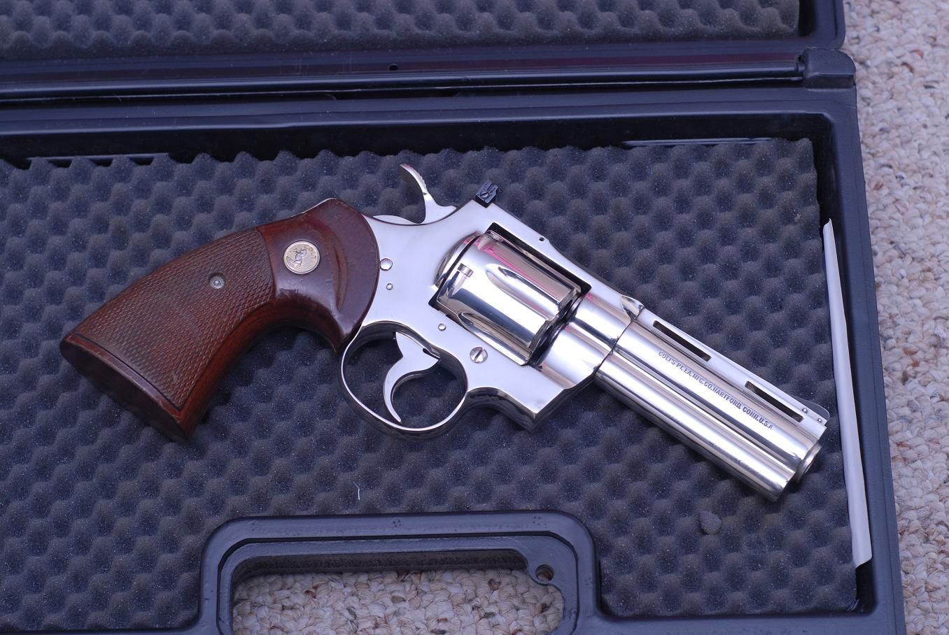 Finally, Got a Colt 4" Nickel Python ! | Colt Forum